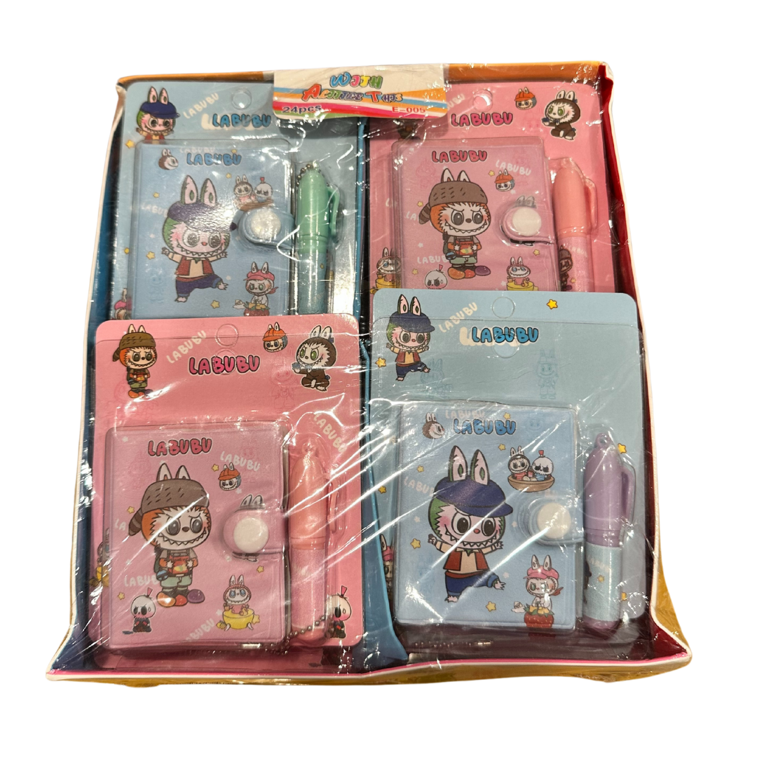 24 Pack Box Mini Notebooks with Pen – Dani's Wholesale